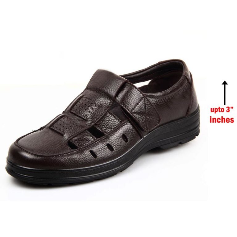 Mens Elevator Sandals - Height Increasing Sandals